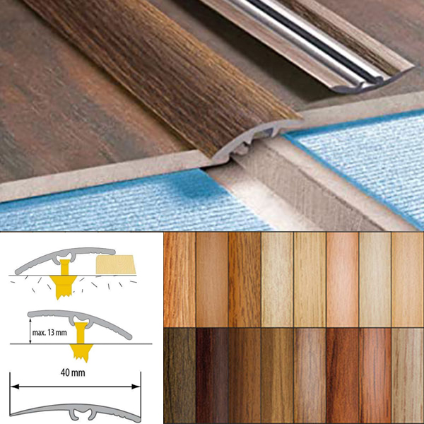 Buy High Quality Door Edging Floor Trim Threshold Self-Adhesive Wood Effect