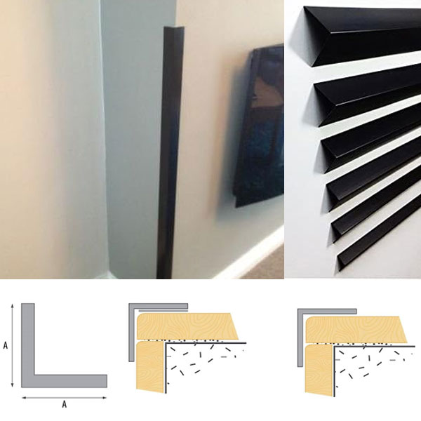 Shop Premium Quality Plastic PVC Corner 90 Degree Angle Trim Wall ...