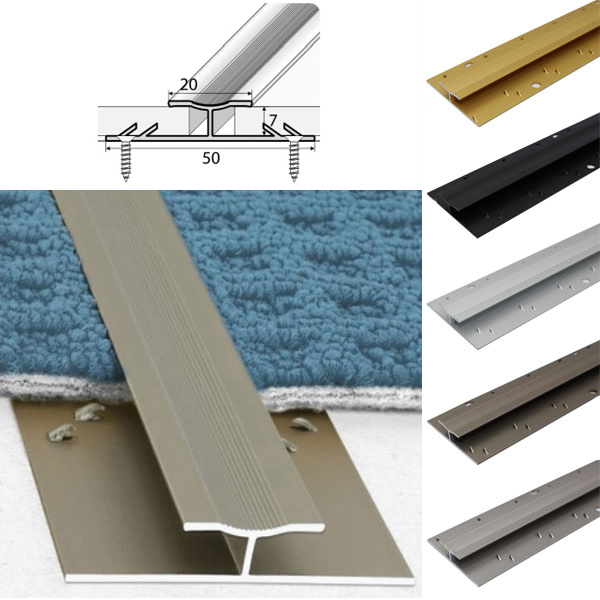 Shop High Quality Twin Grip Carpet Profile 18um thick coating Aluminum