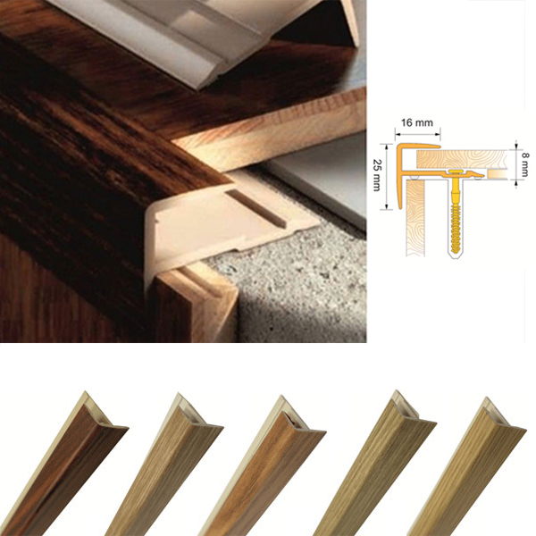 Buy Good Quality UPVC Push In Profile Stair Step Edges Nosing For ...