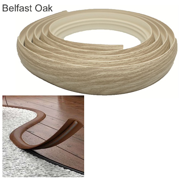 Buy Good Quality PVC Flexible Flooring Transition Profile Door Threshold