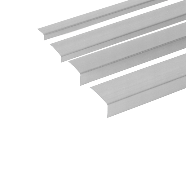 Shop High Quality 1m Long Unequal Plastic Light Grey PVC Corner 90 ...