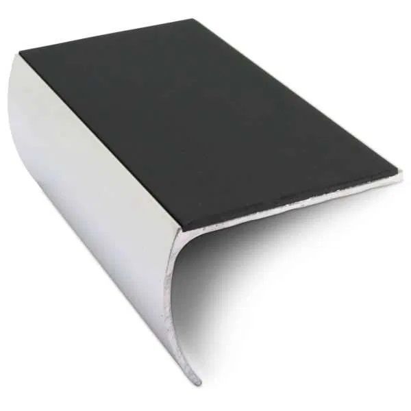 Aluminium Bullnose Stair Nosing Edge Trim 57mm x 40mm With Non Slip Pvc ...
