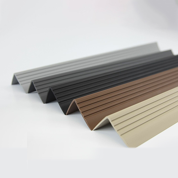 Anti Slip Bullnose Stair Nosing Rubber Angle Step Edge PVC Self Adhesive