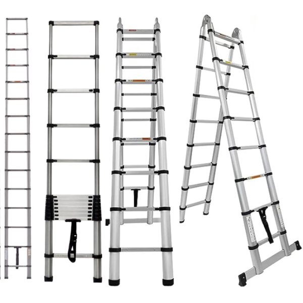 Shop Premium Quality Telescopic Loft Ladder Stainless Steel Portable ...